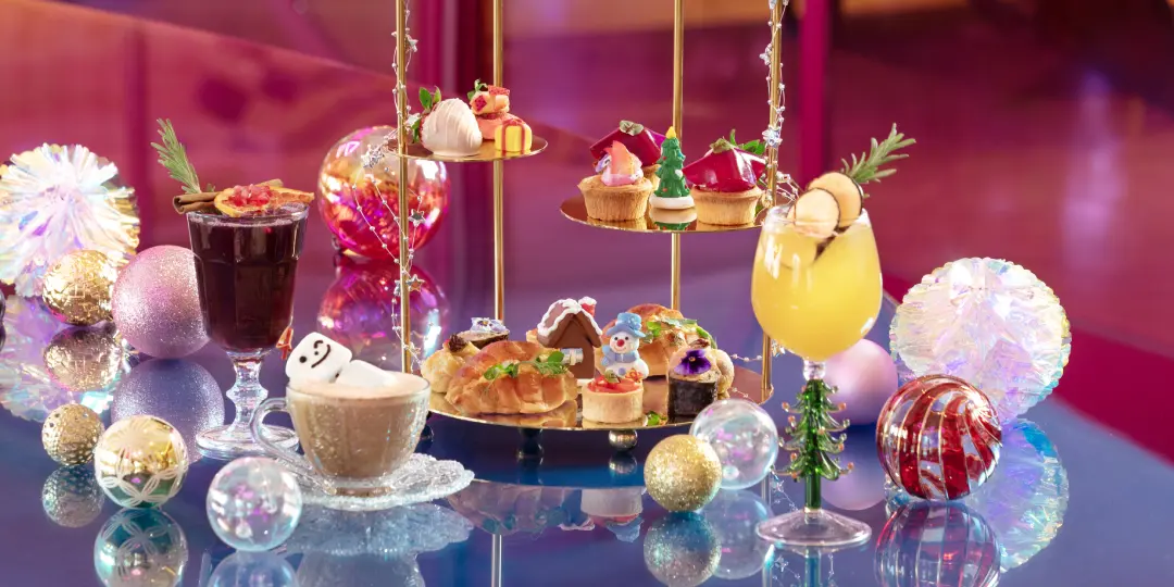 [For 2] JAJA "Holly-Jolly" Afternoon Tea Set for 2[Service Charge ...